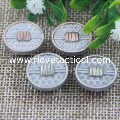 2018 Explosion models spiral high-grade anti brass color alloy 17 mm jeans buttons for apparel accessories