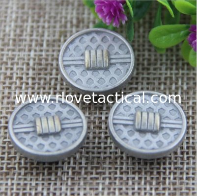 2018 Explosion models spiral high-grade anti brass color alloy 17 mm jeans buttons for apparel accessories