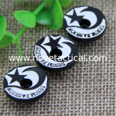 Custom hot sale gold color five-pointed star alloy 17 mm denim snap button for clothing