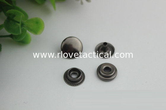 Luggage hardware 12.5 mm four color iron single sided snap buttons for clothing
