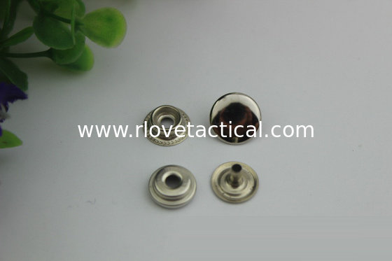 Luggage hardware 12.5 mm four color iron single sided snap buttons for clothing