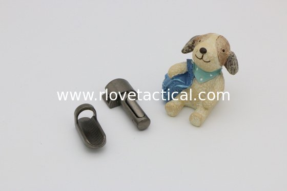 Factory direct sale metal accessories zinc alloy 33.9 mm length OEP color bullet lock for handbags