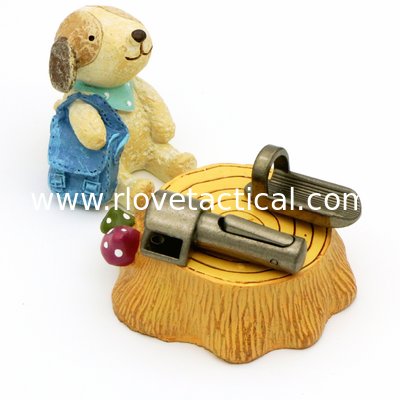 Factory direct sale metal accessories zinc alloy 33.9 mm length OEP color bullet lock for handbags