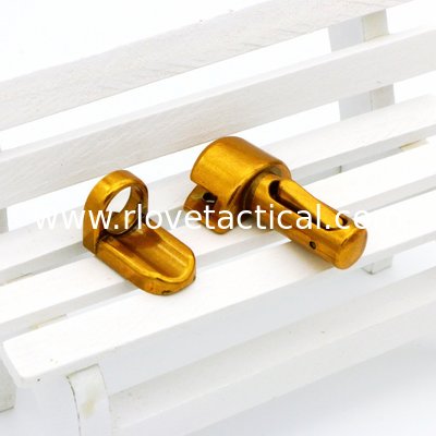 Factory direct sale metal accessories zinc alloy 33.9 mm length OEP color bullet lock for handbags