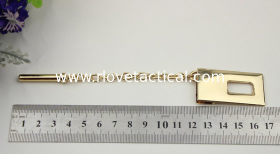 High end zinc alloy 3 color metal hardware accessories purse locks with nickel free
