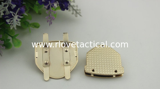 Custom various color zinc alloy handbag metal push locks wholesale