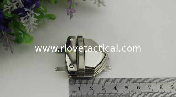 Custom various color zinc alloy handbag metal push locks wholesale