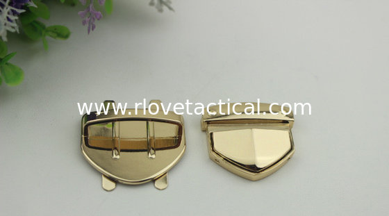Custom various color zinc alloy handbag metal push locks wholesale