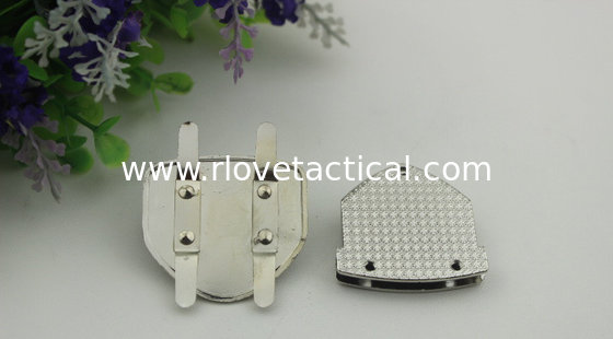 Custom various color zinc alloy handbag metal push locks wholesale