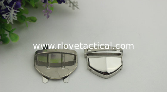 Custom various color zinc alloy handbag metal push locks wholesale
