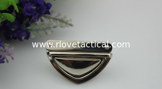 High quality fashion metal accessories zinc alloy 4 colors handbag lock hardware