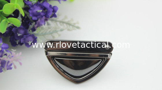 High quality fashion metal accessories zinc alloy 4 colors handbag lock hardware