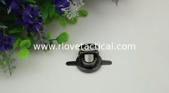 Gold lock metal bag buckle button zinc alloy push lock for bags