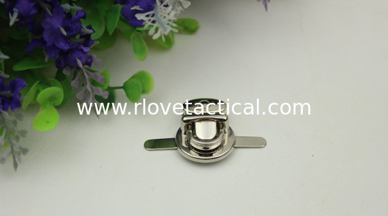 Gold lock metal bag buckle button zinc alloy push lock for bags