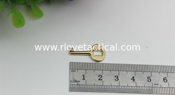 Korean style zinc alloy gunmetal color decorative lock with keys for bags