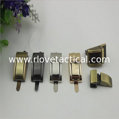 Small design purse metal zinc alloy light gold decorative hardware lock