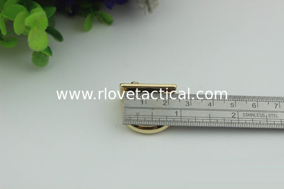 Wholesale high quality lady bag lock light gold metal twist turn decorative lock for bags