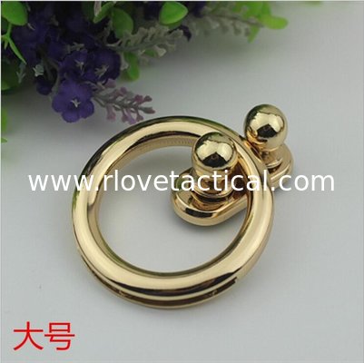 Bag Metal Fittings Fashion Light Gold Bag Turn Lock Twist Lock For Handbags/Purse