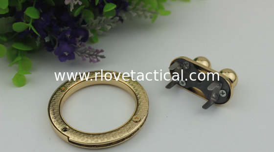 Bag Metal Fittings Fashion Light Gold Bag Turn Lock Twist Lock For Handbags/Purse