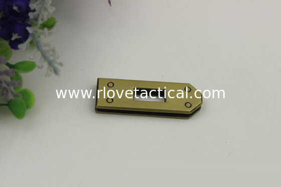 High end multi-color zinc alloy purse lock bag hardware accessories bottom for selling