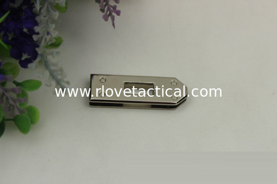 High end multi-color zinc alloy purse lock bag hardware accessories bottom for selling