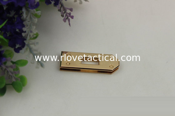 High end multi-color zinc alloy purse lock bag hardware accessories bottom for selling