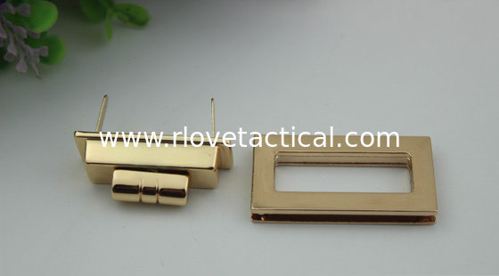 Good price zinc alloy multi-color leather handbags fittings metal turn lock