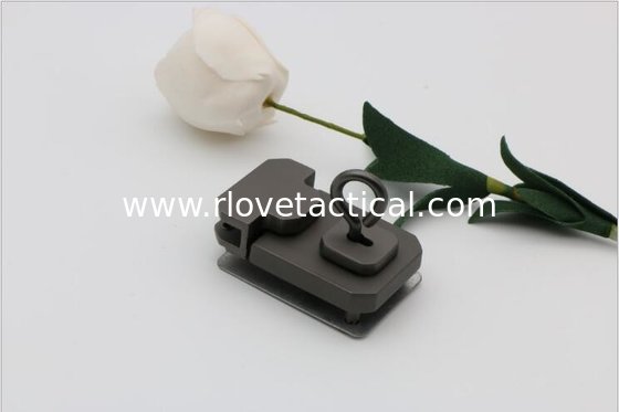 Luggage hardware accessories gunmetal color metal square plug lock for wooden box