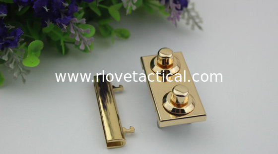 New designs metal zinc alloy pu leather purse turn lock with nickel free