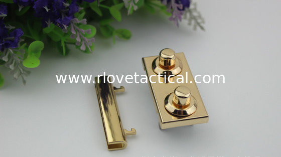 Hot Sale Durable Nickel Color Metal Press Lock Clasp Purse Closure Squeeze Turn Lock