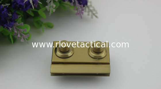 Hot Sale Durable Nickel Color Metal Press Lock Clasp Purse Closure Squeeze Turn Lock