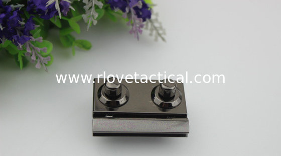 Hot Sale Durable Nickel Color Metal Press Lock Clasp Purse Closure Squeeze Turn Lock