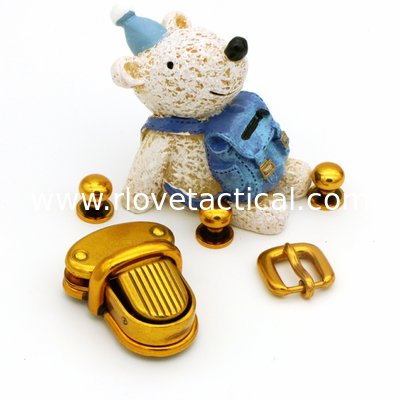 Hot sell OEB/gunmetal color handbags hardware press locks with cheap price