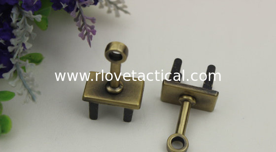 Handbag metal accessories  multi-color rectangle hardware clip lock with hanging plating