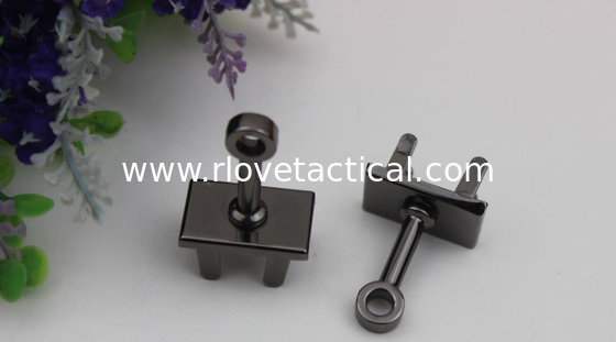 Handbag metal accessories  multi-color rectangle hardware clip lock with hanging plating