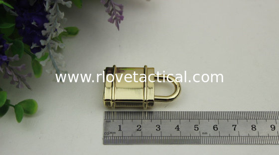 Hot Sale Fake Decorative Gold Metal Handbag Lock Without Keys