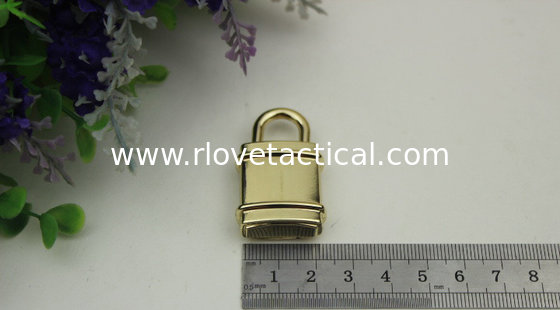 Hot Sale Fake Decorative Gold Metal Handbag Lock Without Keys