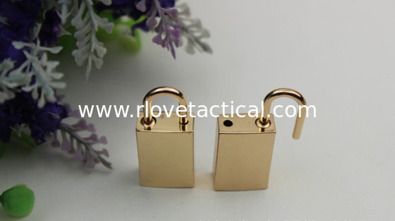 Multi-color easy open decoration hardware handbag hang lock without keys