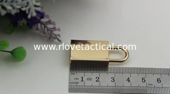 Multi-color easy open decoration hardware handbag hang lock without keys