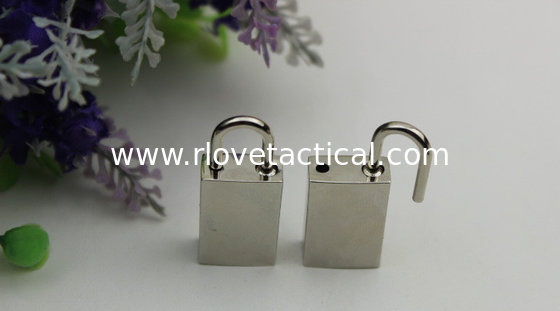 Multi-color easy open decoration hardware handbag hang lock without keys