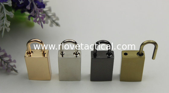 Multi-color easy open decoration hardware handbag hang lock without keys