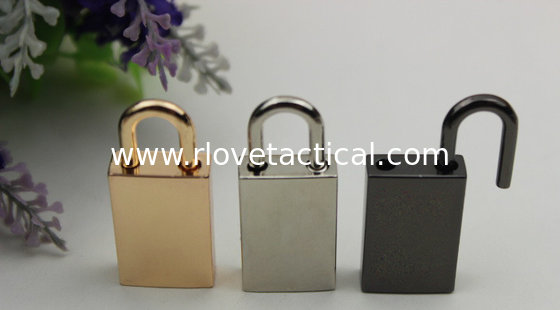 Handbag hardware accessories 3 color without keys decoration Padlcok for purse