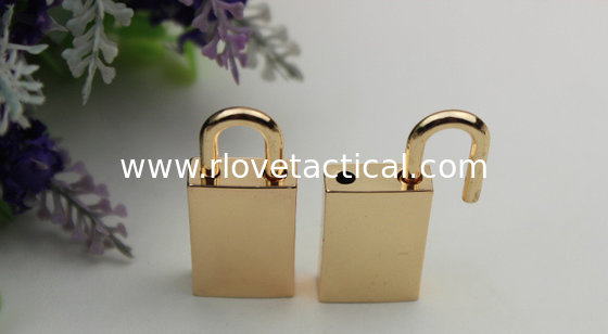 Handbag hardware accessories 3 color without keys decoration Padlcok for purse