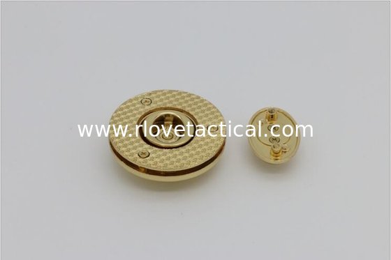 Bag making accessories customized zinc alloy handbag push lock for wholesale