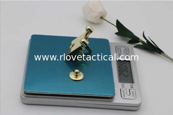 Nickel Free Light Gold Bag Accessories Metal leather bag lock push locks for handbags