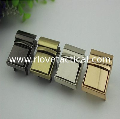 Hot sale Zinc Alloy High End 4 Colors Hardware Push Button Bag Lock