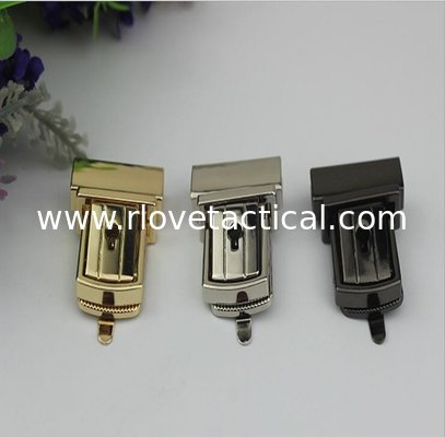 Custom Zinc Alloy Bag Metal Lock Closure Clasp Latch Button Buckle