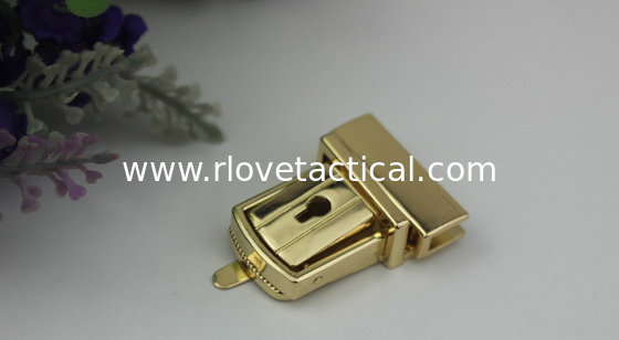 Custom Zinc Alloy Bag Metal Lock Closure Clasp Latch Button Buckle