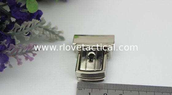 Custom Zinc Alloy Bag Metal Lock Closure Clasp Latch Button Buckle