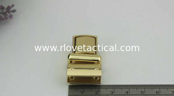 High quality handbag hardware metal zinc alloy press bag push lock